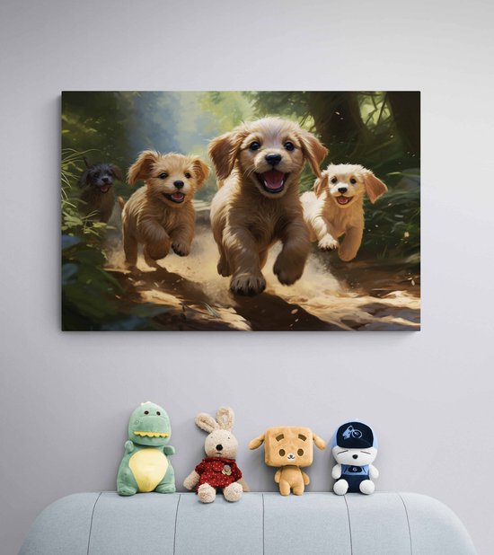 Puppies Poster - Puppy - Babyhondjes - Honden - Dieren - Woondecoratie ...