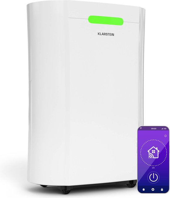 Klarstein Aerodry Smart 12 Liter - Luchtontvochtiger - 12 Liter/dag ...