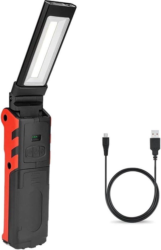 80.000 lumen USB-oplaadbare COB LED werklamp - handheld inspectielamp ...