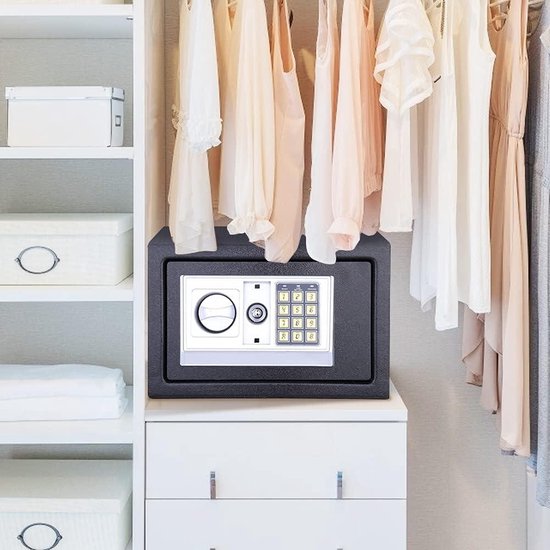 Kleine elektronische kluis met cijferslot - sleutelkluis - minisafe ...