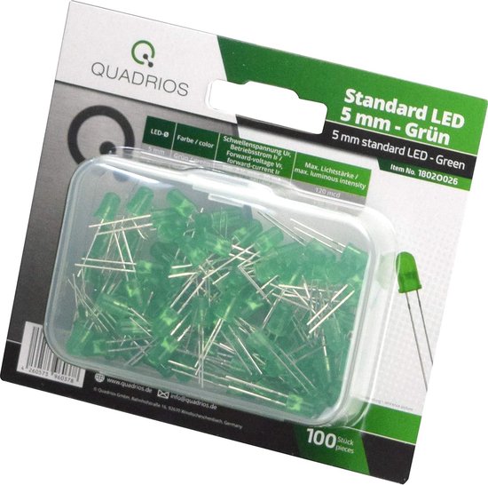 LED groen 20mA 3.0V - assortiment en specificaties | bol