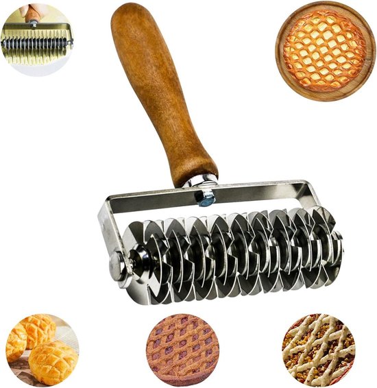 Rooster Roller Cutter Wiel - Deeg Pizza Gebak Crimpers - Keuken ...