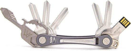 Compact Pocket Key Organizer - Sleutelhanger met USB en ...