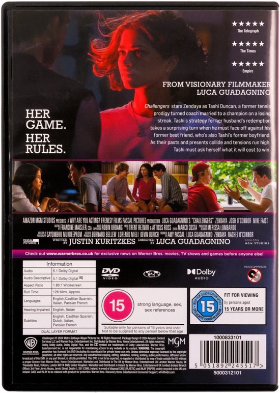 Challengers [DVD] (Dvd), Josh O'Connor | Dvd's | bol