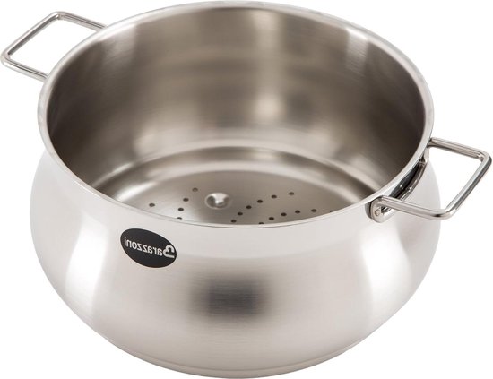 Roestvrij stalen Tummy Colander - Ø 22 cm - Gemaakt in Italië | bol