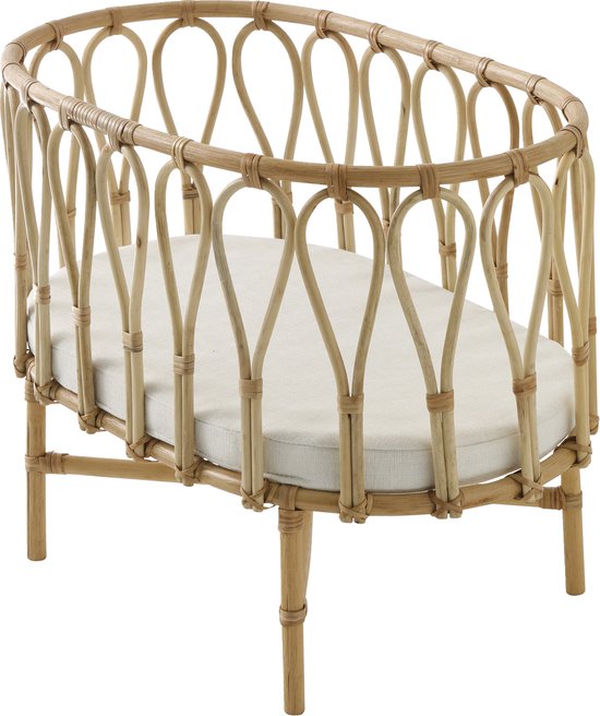 Vertbaudet Rotan bed voor babypop | bol