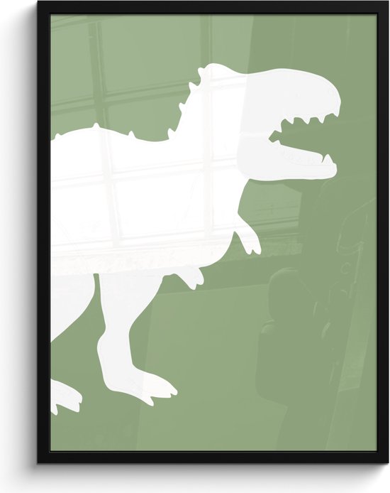 Poster in lijst - Fotolijst 60x80 cm - Posters - Dino - T-rex ...