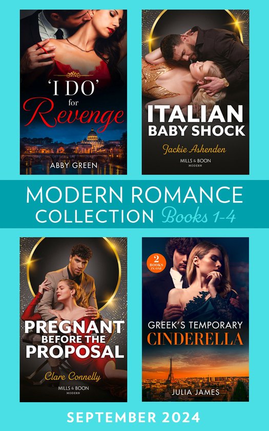 Modern Romance September 2024 Books 1-4: 'I Do' for Revenge / Italian Baby Shock /... | bol