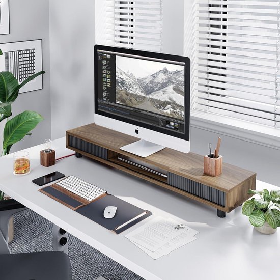 Grote In Hoogte Verstelbaar Monitorstandaard voor Computer-TV-Laptop ...