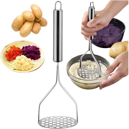 Pureestamper, aardappelstamper, stamppot stamper, RVS stamper, stamper ...
