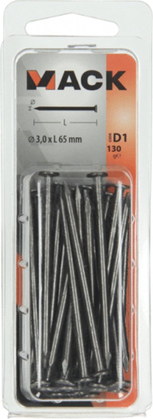 SAM Nagel platte kop 3x65mm ca, 130 gr. 815030 D1 | bol