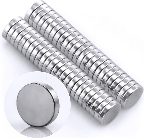 Neodym Ronde Magneten 5x1mm | 50 Stuks Super Sterke Magneten voor ...