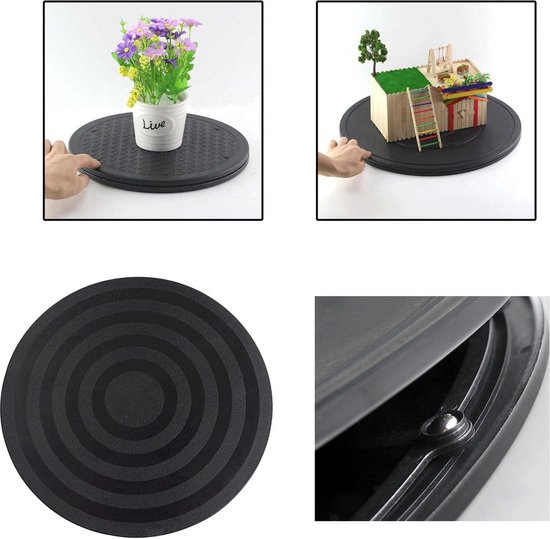 360 graden draaibaar draaiplateau - stalen kogellagers - draaischijf voor laptops en... | bol