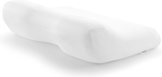 Hoofdkussen Queen M (64 x 32 x 11/6 cm) ergonomisch traagschuim neksteunkussen voor... | bol