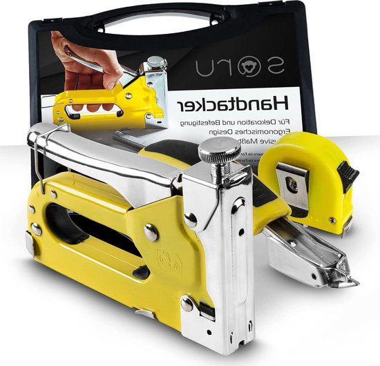 3-in-1 Handnietmachine | Nieten - Tacker Remover - Tacker voor Hout ...