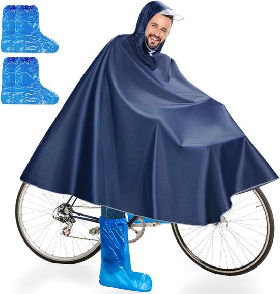 Regenponcho fiets - fietstas - overschoenen regenjas - kamperen ...