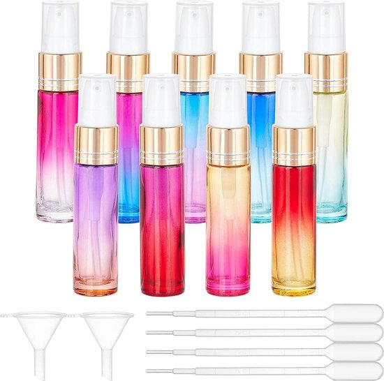 Spuitflessen Draagbaar - Diverse Kleuren - 10 ml - Aluminium ...