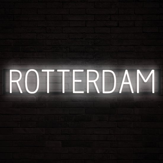 ROTTERDAM - Lichtreclame Neon LED bord verlicht | SpellBrite | 92,74 x ...