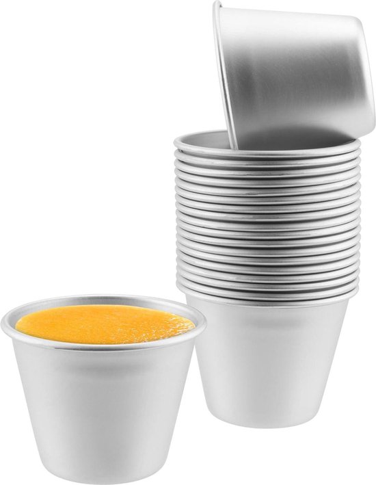 Puddingvorm - Aluminium Puddingvormen - Kleine Dariolvormen - Pudding ...