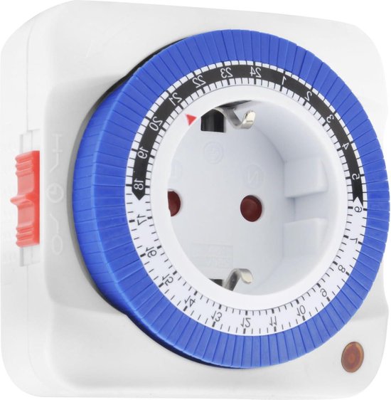 Tijdschakelaar 24 uur mechanische timer - dagelijks gebruik verlichting ...