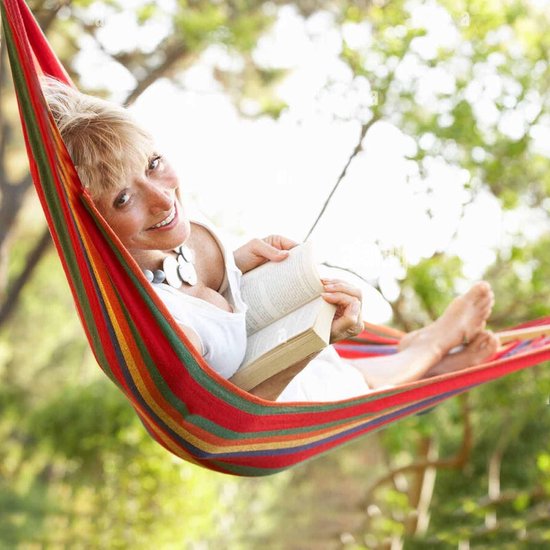 Hangmat - robuuste stof - eenvoudig installeren - draagbaar - 200 x 80 ...