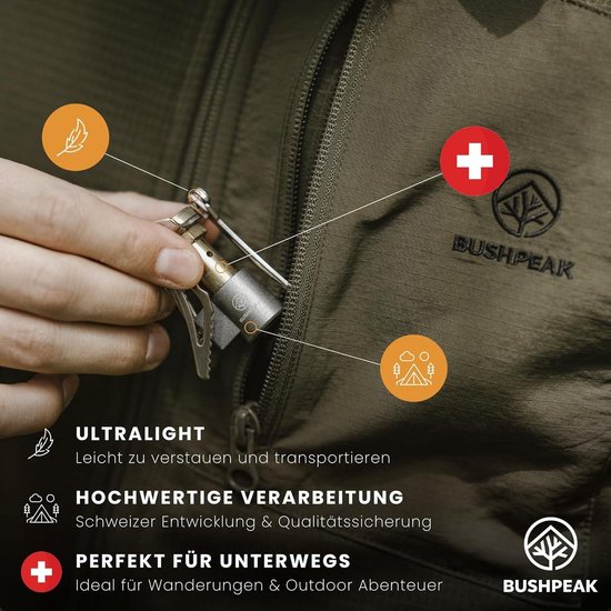 Camping camping gas kookstel Mini gasstel ultralicht 3000 W outdoor ...