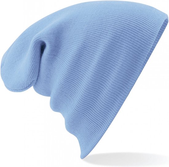 Basic winter muts lichtblauw | bol