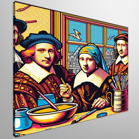 Pop art rembrandt schilderij | Rembrandt meets pop art: a contemporary ...