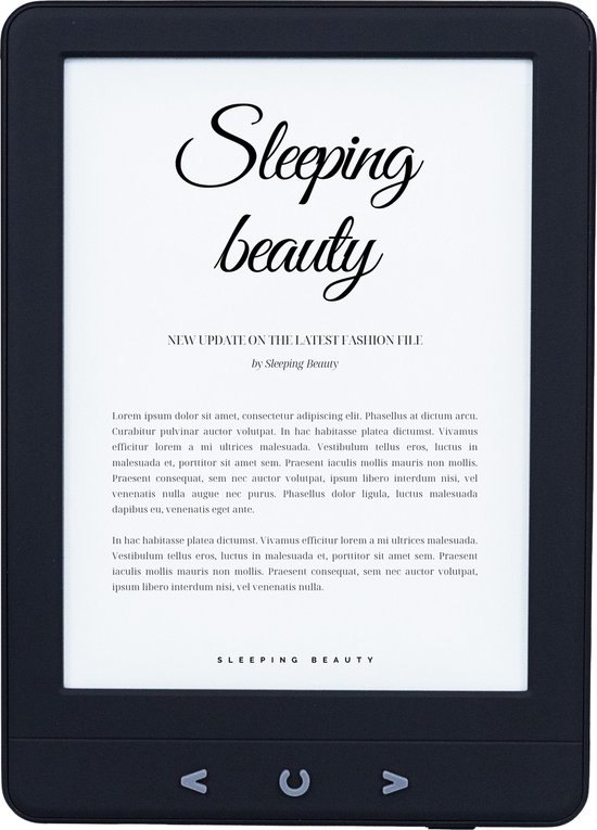 Silvergear eReader 6 Inch - Ebook Reader met Backlight - 4GB Zwart | bol