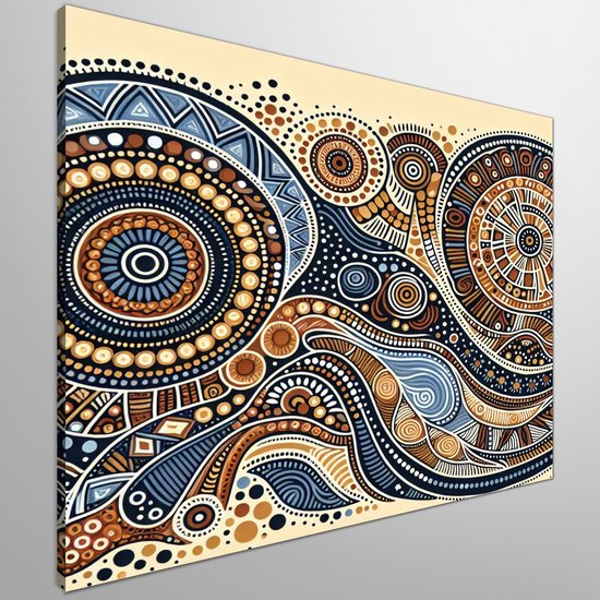 Doodle aboriginal schilderij | Aboriginal swirls of creativity: a ...