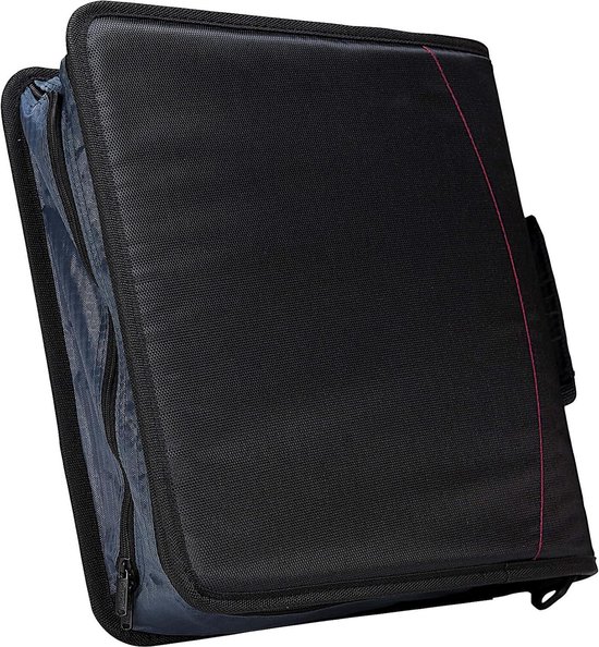 The Mighty Zip Tab Zipper Binder - 3 Inch O-Rings - 5 Pocket Expanding ...