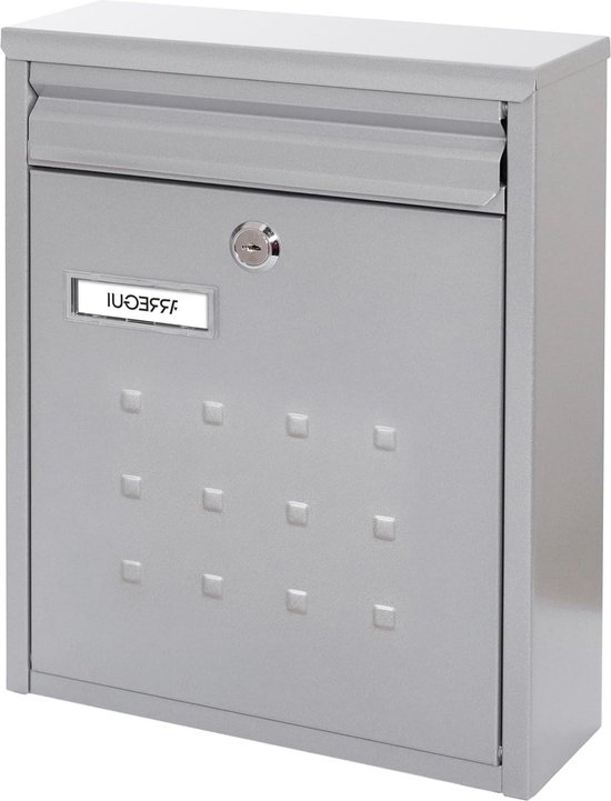 Galvanized Steel Letter Box Size M (DIN A4 Post) Grouped Wall Mailbox ...