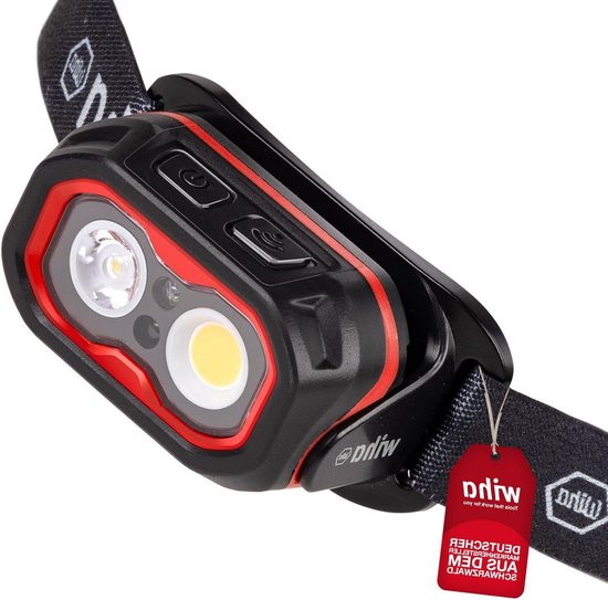 500lm Hoofdlamp met bewegingssensor - LED oplaadbaar - USB-C - superhelder - 2... | bol