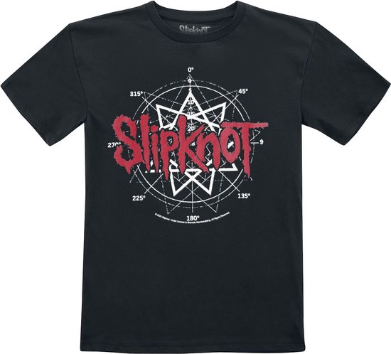 Slipknot Metal-Kids - Star Symbol T-shirt zwart 92 - Katoen - Band ...