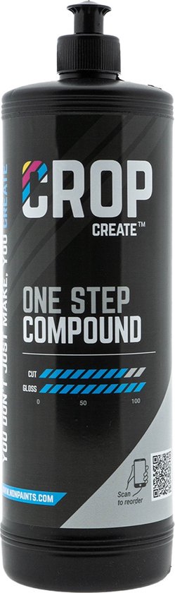 CROP One Step Compound 1 liter - 1 Stap Polijstpasta | bol