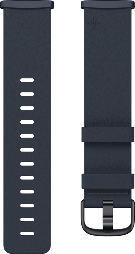 Fitbit Versa 4/Sense 2 - Vegan lederen bandje - Indigo - Small | bol