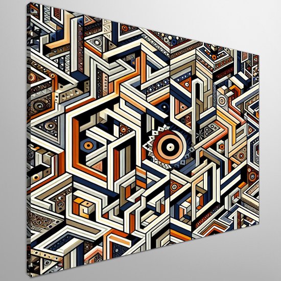 Modern escher schilderij | Een hedendaagse draai aan de surrealistische ...