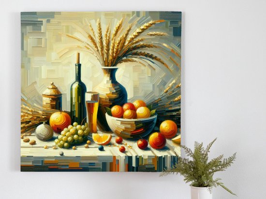 Olieverf stilleven schilderij | Vibrant still life masterpiece captures ...