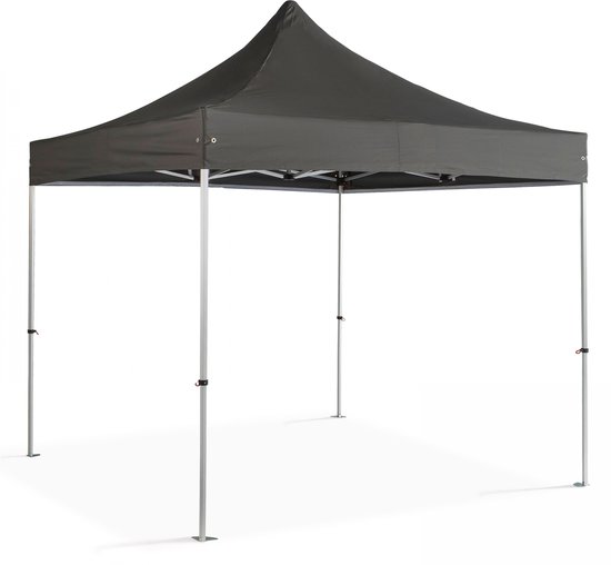 Oviala - Inklapbare partytent 4x4m grijs - PRO 40 | bol