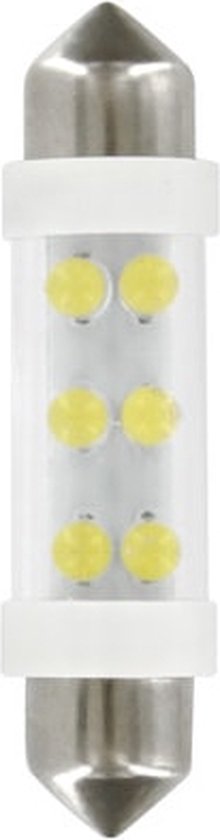 11x41mm buislamp 24V 6x LED wit | bol