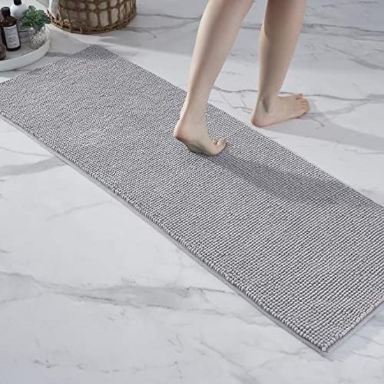 Badmat Anti-Slip av soft Chenille | bol