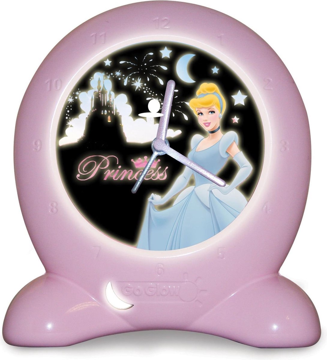 Disney Princess Go Glow Slaaptrainer - Wekker - Roze | bol.com