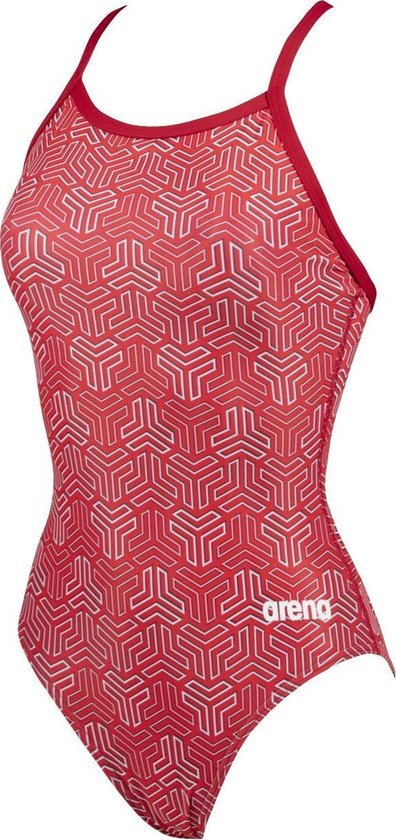 Arena - W Kikko Light Drop Back One Piece red-multi | bol.com