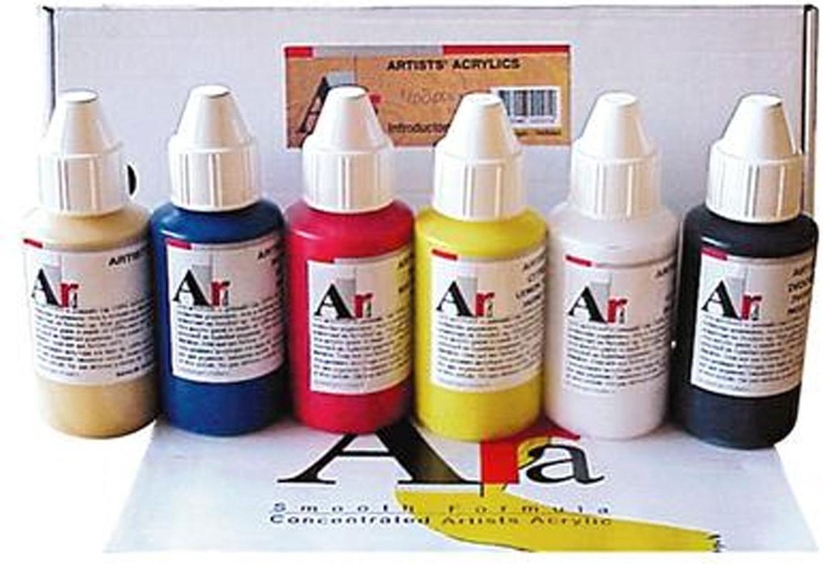 ARA Artists Acrylics Basis set – 6 x 100ml | bol.com