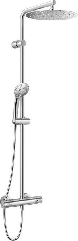 Ideal Standard Idealrain Showerpipe 3 Straalsoorten Met Handdouche 30cm Chroom | bol.com