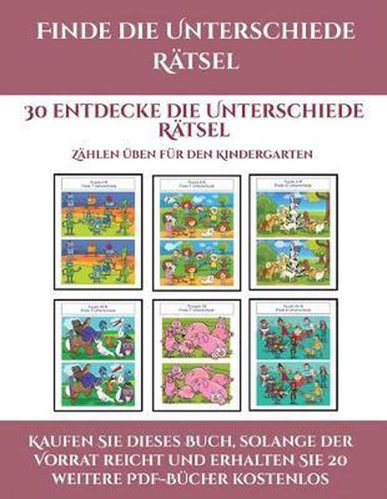 Zahlen Lernen Fur Die Vorschule (Finde Die Unterschiede Ratsel ... Zahlen Lernen Fur Die Vorschule (Finde Die Unterschiede Ratsel ...