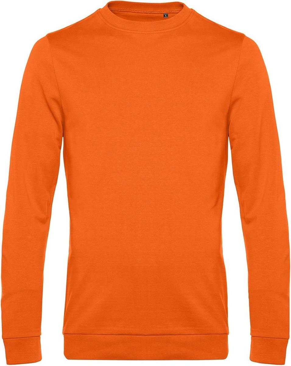 Pull / sweat-shirt grande taille orange à col rond pour homme - pulls ...