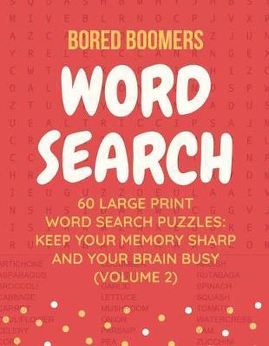Bored Boomers 60 Large Print Word Search Puzzles, Beesville Books ...