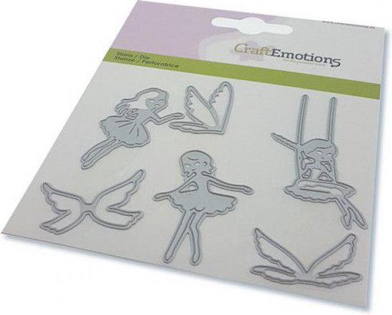 CraftEmotions Die - elfen - 3 elfen Card 11x9cm - 82 mm | bol