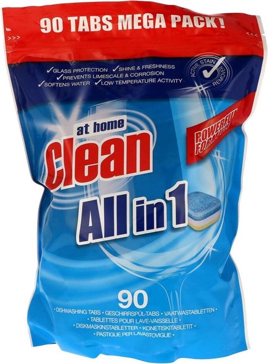 At Home Vaatwastabletten All-in-1 90 stuks | bol.com